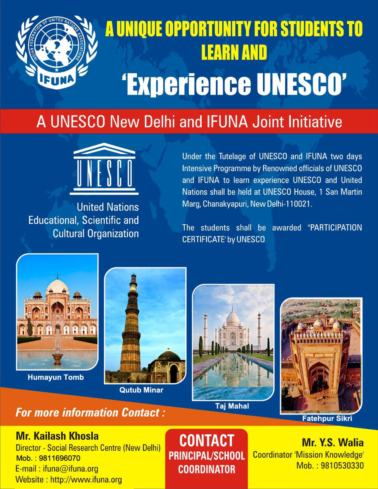 IFUNA/UNESCO Mission Knowledge-2019